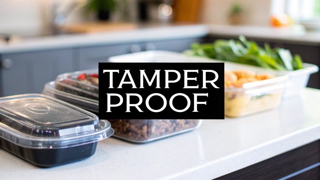 Tamper Proof Food Containers for Secure, Fresh Storage