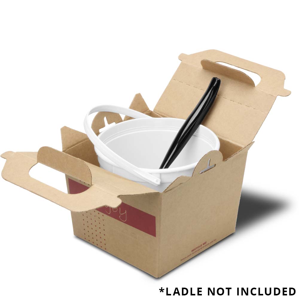 Soup N Serve Half Gallon Soup Container, Red "Tasty", "Enjoy" Design ...