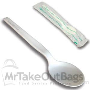 Compostable Spoons - Individually Wrapped 6" | Biodegradable and ...