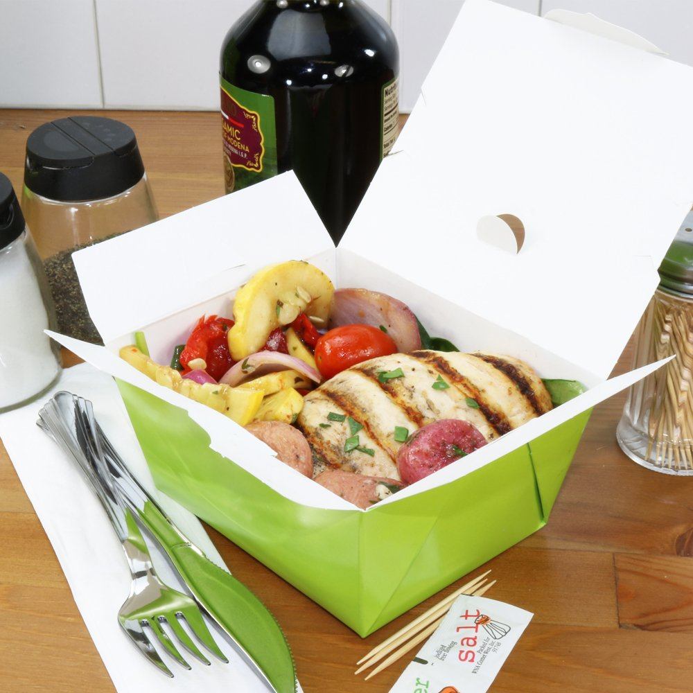 Citrus Green To Go Boxes / Takeout Boxes : MrTakeOutBags