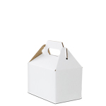 White Gable Boxes | Wholesale Barn Boxes | MrTakeOutBags