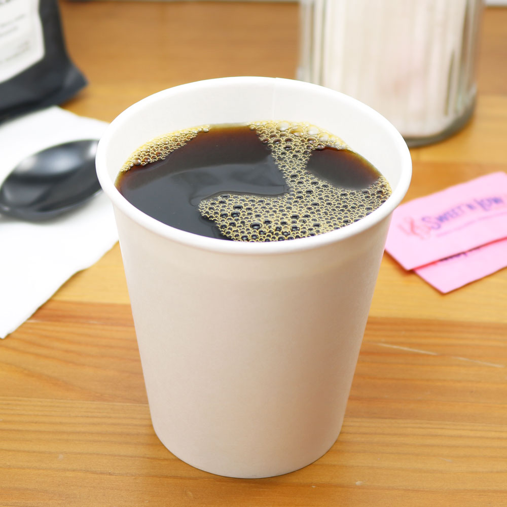 Plain White Paper Coffee Cups | MrTakeOutBags : MrTakeOutBags