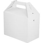 White Gable Boxes | Wholesale Barn Boxes | MrTakeOutBags